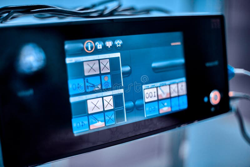 Electronic Device, Monitor in the Operating Room Stock Photo - Image of ...