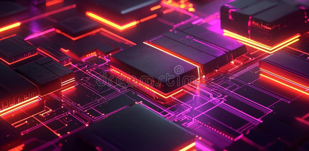 An Electronic Device. the Notion of a CPU within a Main Computer ...