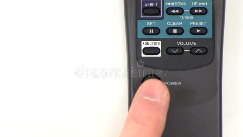 Remote power turn on stock video. Video of energize - 346703691