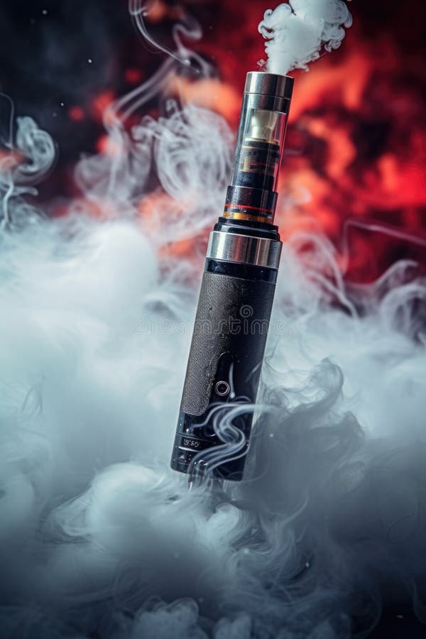 Electronic Device with Smoke Stock Photo - Image of electrical, fault ...