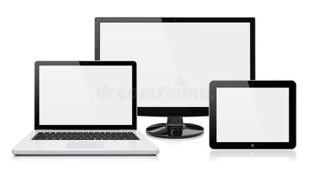 Electronic devices stock illustration. Illustration of netbook - 29249090