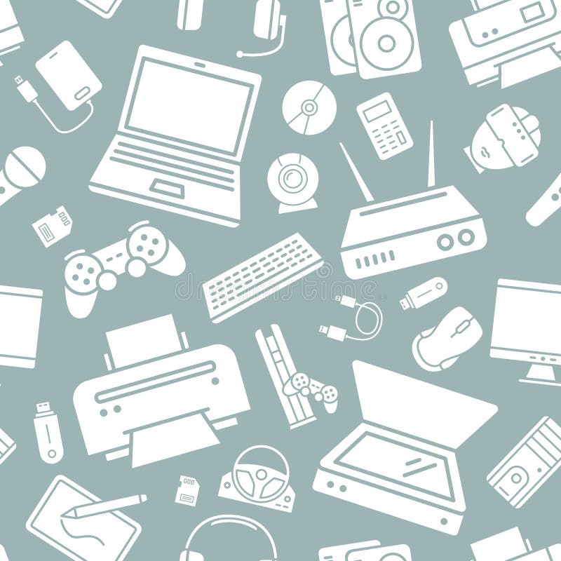 Electronic Devices Background 03 Stock Vector - Illustration of digital ...