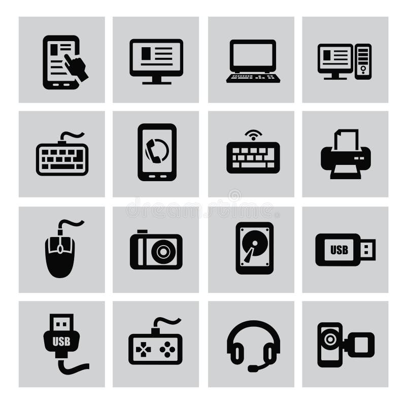Electronic devices icon stock vector. Illustration of symbol - 33568712