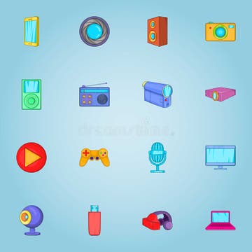 Cartoon Electronic Devices Stock Illustrations – 2,506 Cartoon ...
