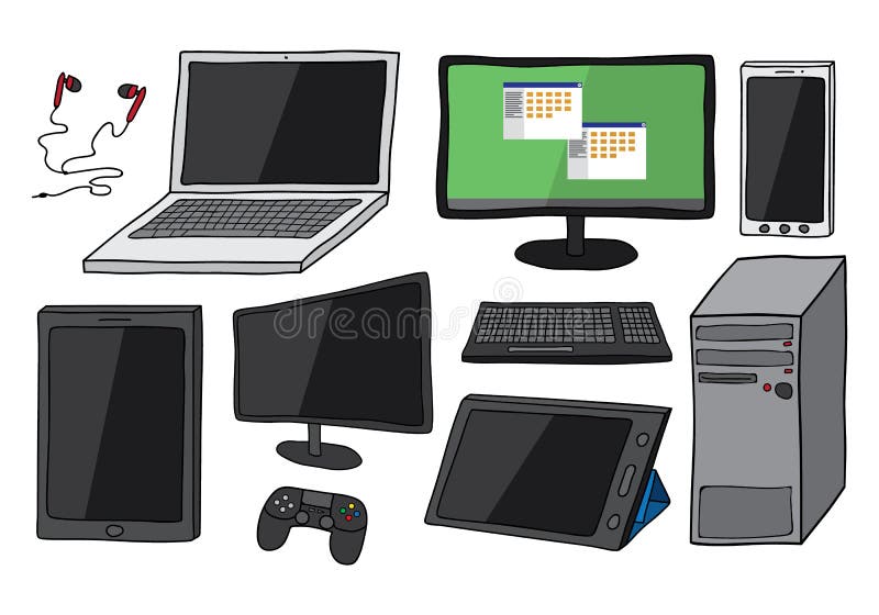 Electronic Devices Including Computer, Laptop, Smart Phone, Tablets ...