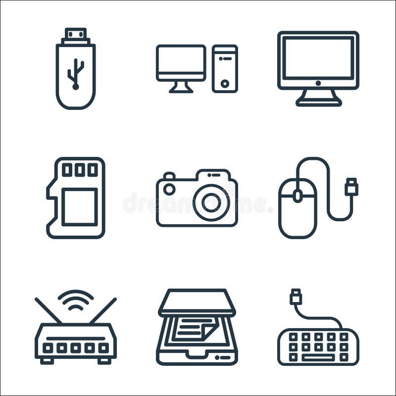 Devices Outline Stock Illustrations – 10,479 Devices Outline Stock ...