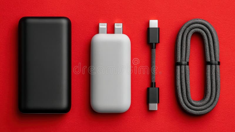 Electronic Devices Red Background Stock Illustrations – 1,052 ...