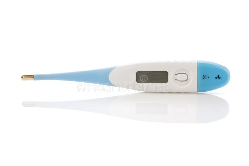 Electronic Digital Body Thermometer Displaying Human Body Temperature ...