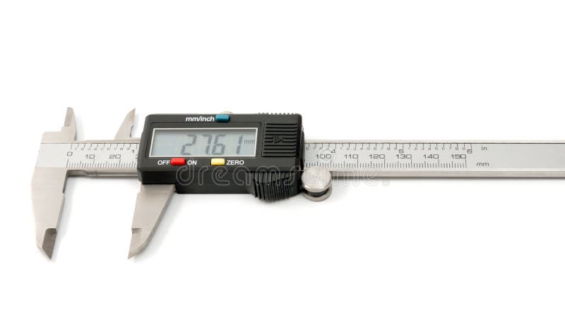 Caliper and ring stock image. Image of gauge, number, gray - 363215