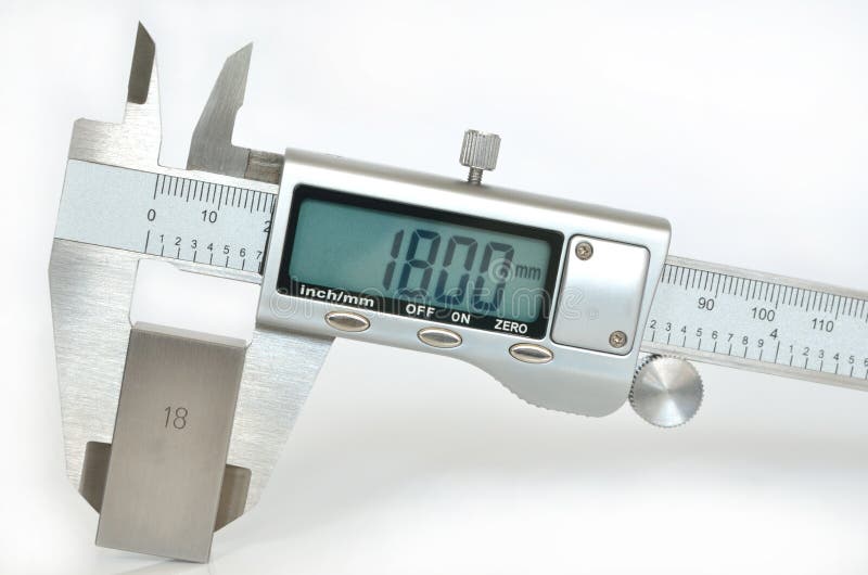 Electronic digital caliper stock photo. Image of caliper - 36153248