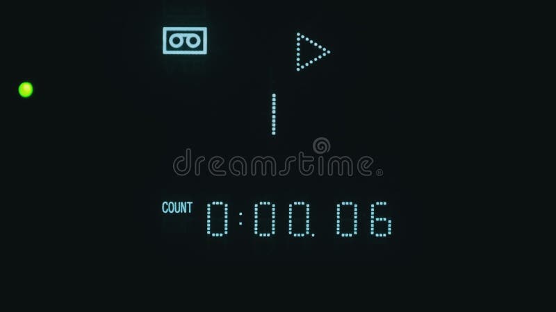 Digital Indicator Control Panels Show Channels Sound Level Stock Video ...