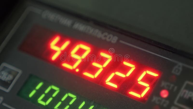 Electronic Digital Dial Meter Counter Pipe. Manufacture of Plastic ...