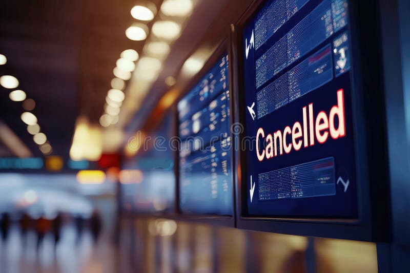 Flight Cancellations Lead To Passenger Frustration at Busy ...