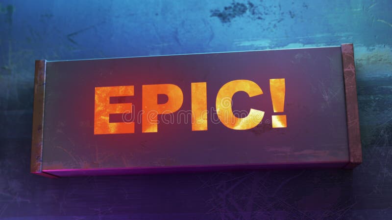 Electronic Display Showing Red Light Message EPIC Stock Video - Video ...