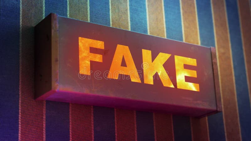 Electronic Display Showing Red Light Message Fake Stock Footage - Video ...