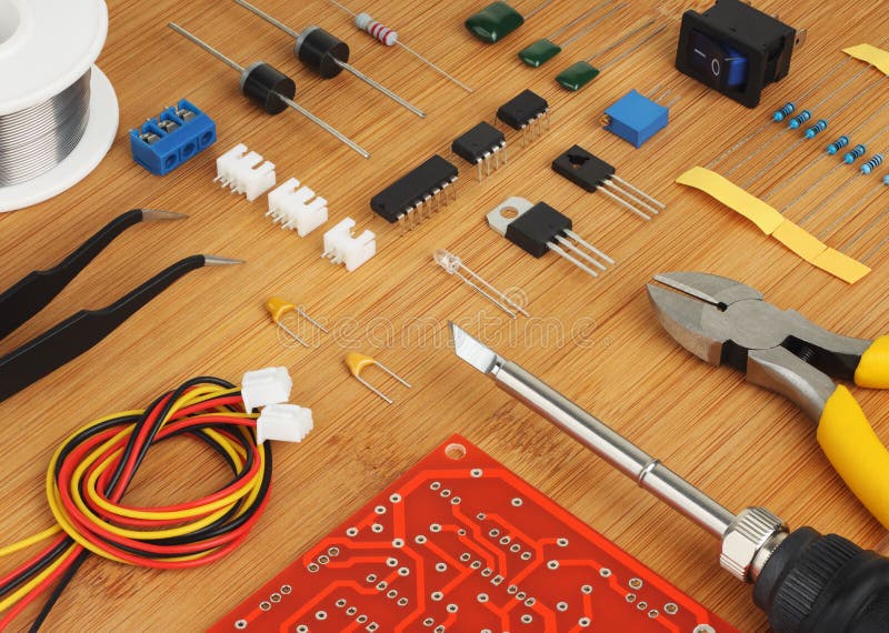 Electronic DIY KIT stock photo. Image of connectors - 116737634