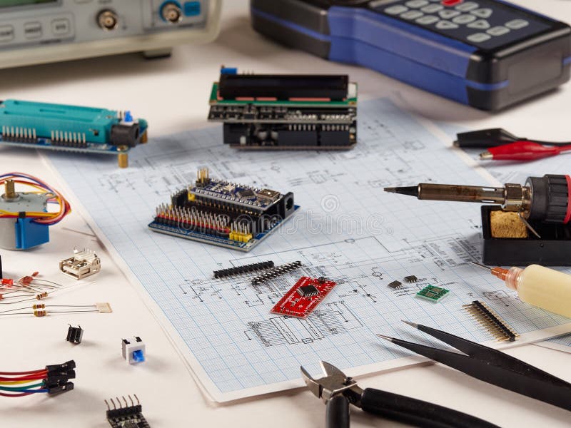 Electronic DIY Project Arduino.Electronics and Microprocessor.Drawing ... Electronic DIY Project Arduino.Electronics and Microprocessor.Drawing ...