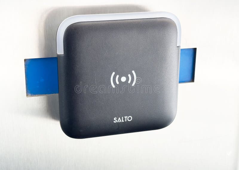 Electronic Door Access Reader with Rfid Editorial Photography - Image ...