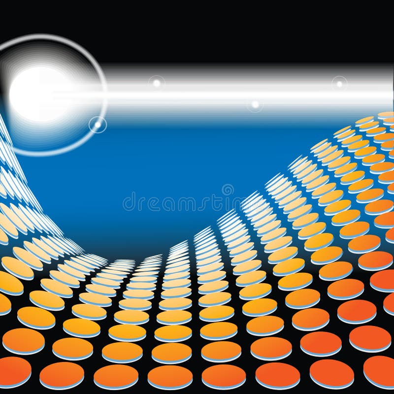 Electronic Dots stock vector. Illustration of card, bright - 38524687