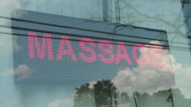 Electronic Electric Digital Rectangle Horizontal Changing Animated Sign ...