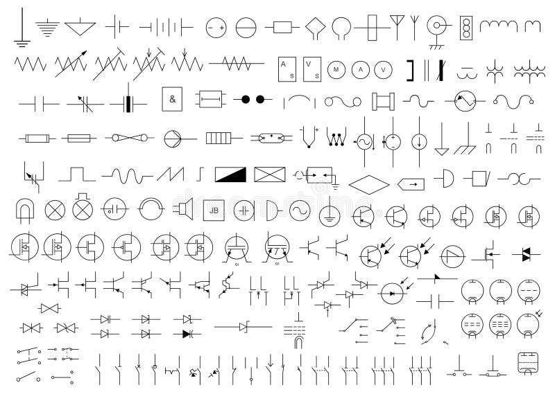 Electronic International Standard Symbol Icon Vector Semi Conductor ...