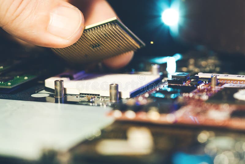 Electronic Engineer of Computer Technology Stock Photo - Image of ...