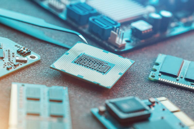 Electronic Engineer of Computer Technology. Maintenance Computer Cpu ...