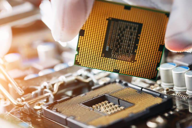 Electronic Engineer of Computer Technology. Maintenance Computer Cpu ...