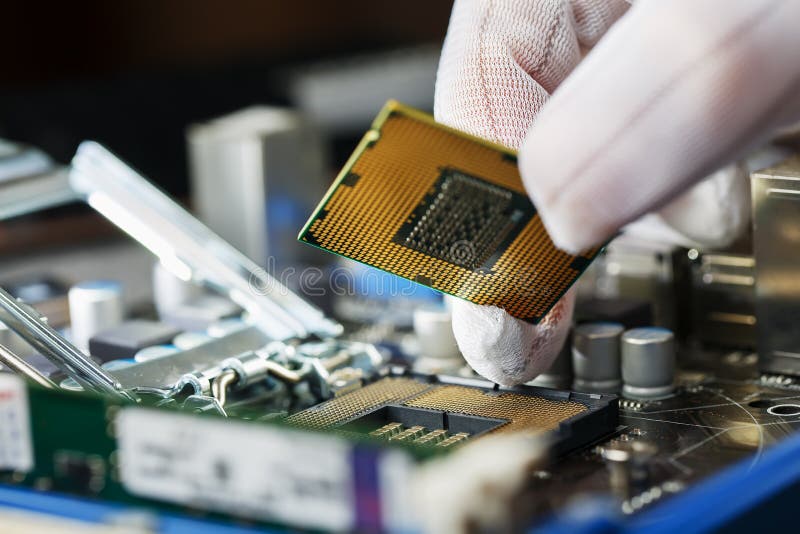 Electronic Engineer of Computer Technology. Maintenance Computer Cpu ...