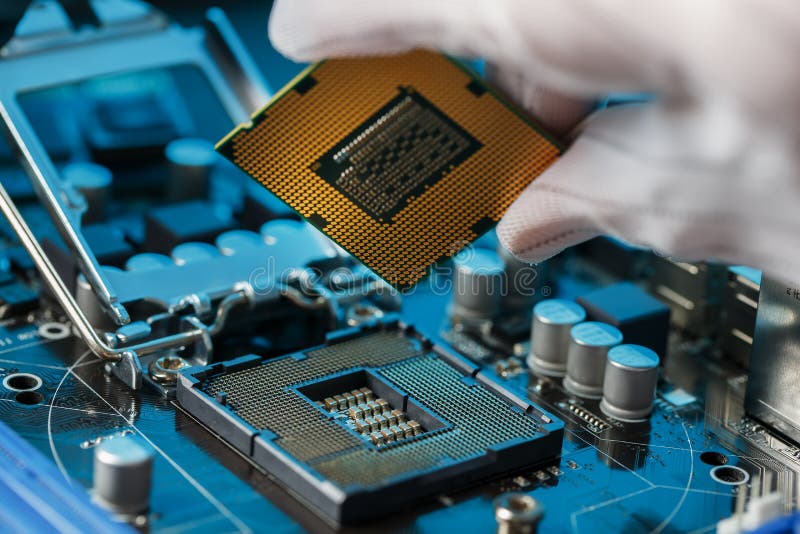 Electronic Engineer of Computer Technology. Maintenance Computer Cpu ...