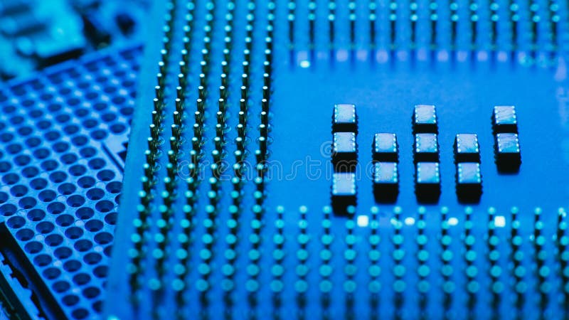 Electronic Engineering Computer Science Cpu Stock Photo - Image of blue ...