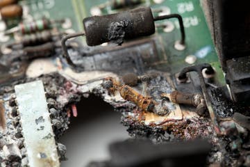 Electronic Equipment Damage Stock Image - Image of semiconductor ...
