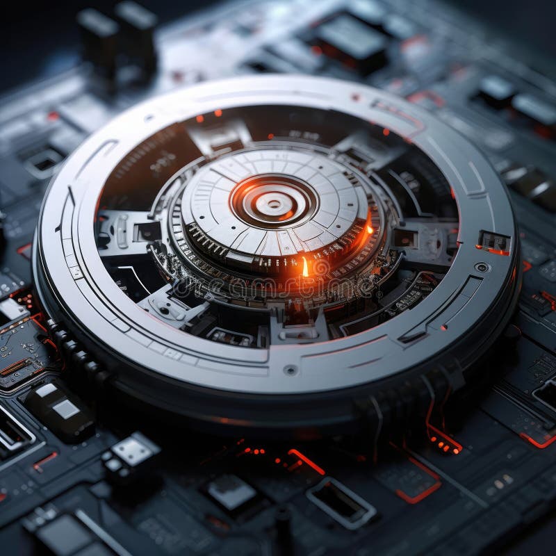 Electronic Equipment of the Future Stock Illustration - Illustration of ...