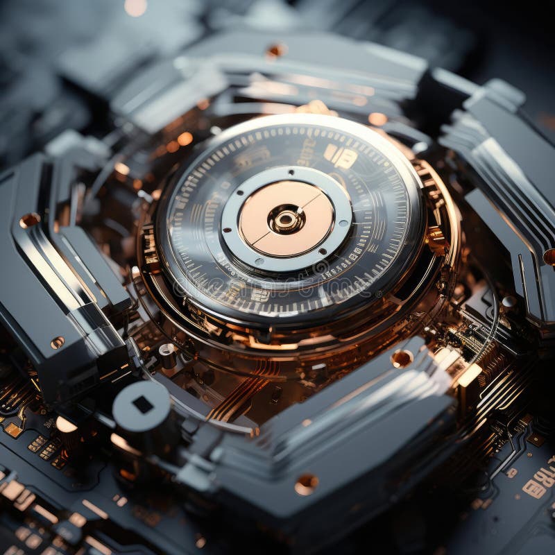 Electronic Equipment of the Future Stock Illustration - Illustration of ...