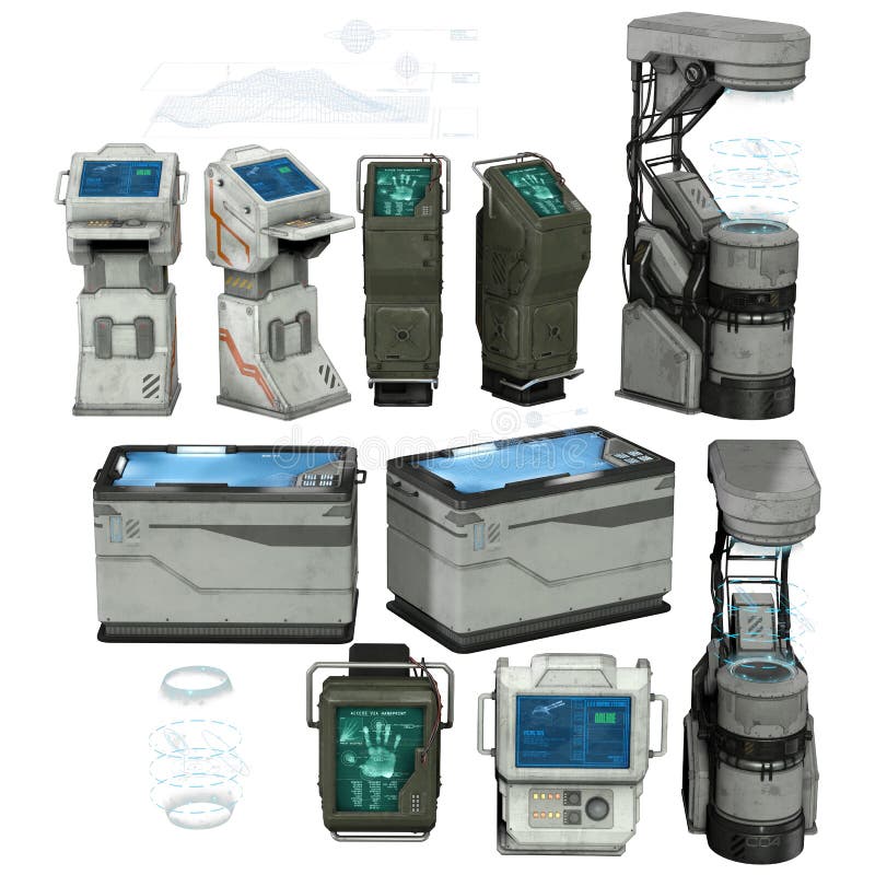 Electronic equipment stock illustration. Illustration of console - 31844075