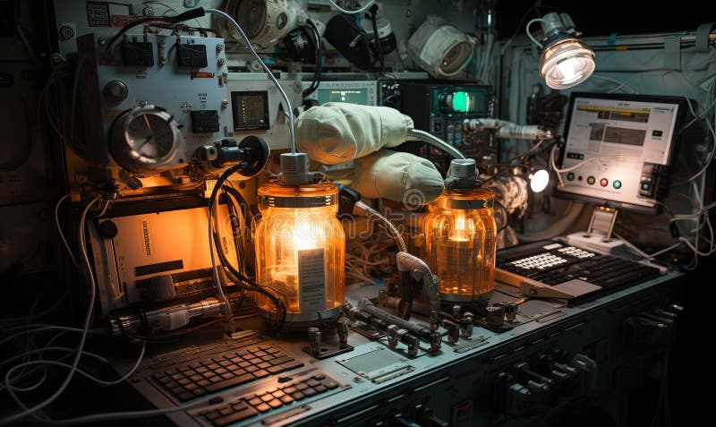 Electronic Equipment on Table Stock Image - Image of headphones, office ...