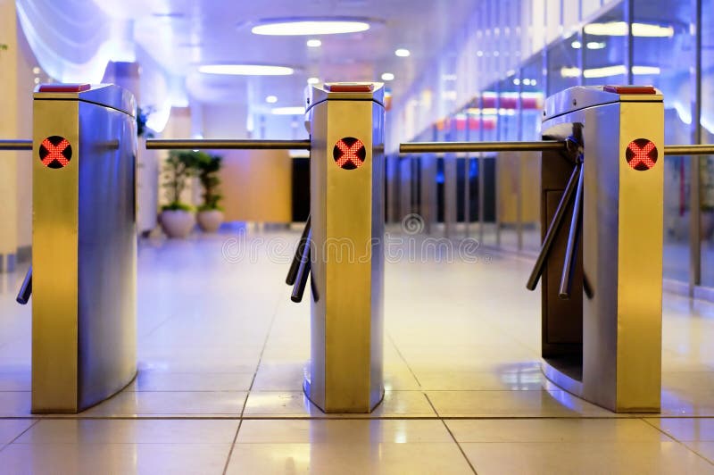 Electronic fare gantry stock image. Image of restrict - 9170403