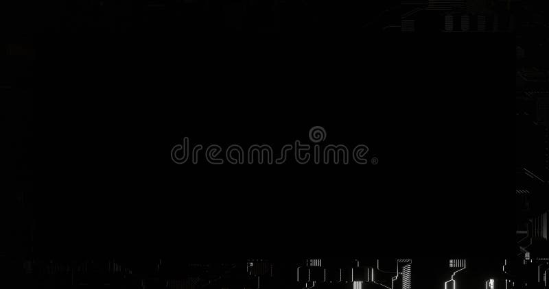 Electronic Frame with Glowing White Beam Stock Video - Video of glowing ...