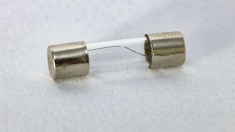 Electronic fuse blown stock photo. Image of macro, industry - 195537474