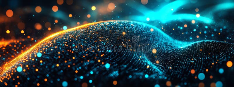 Electronic Global Intelligence System on Abstract Tech Background with ...