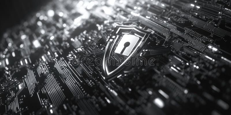 Electronic Hardware Components Stock Illustration - Illustration of ...