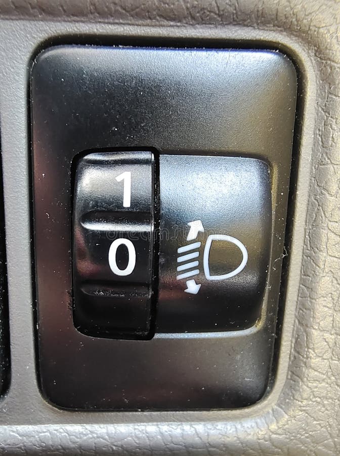 Electronic Headlight Dipping System Stock Photo - Image of close ...