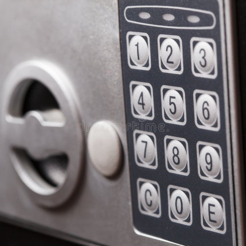 Safe keypad stock image. Image of banking, protect, home - 26064559