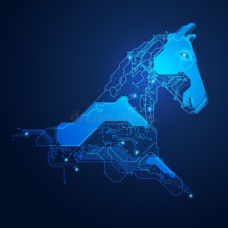 Abstract Horse Geometric Shape Symbol Stock Illustrations – 915 ...