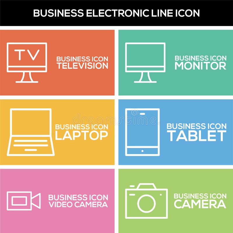Electronic Icon Vector Illustration. Electronic Symbol for Your Website ...