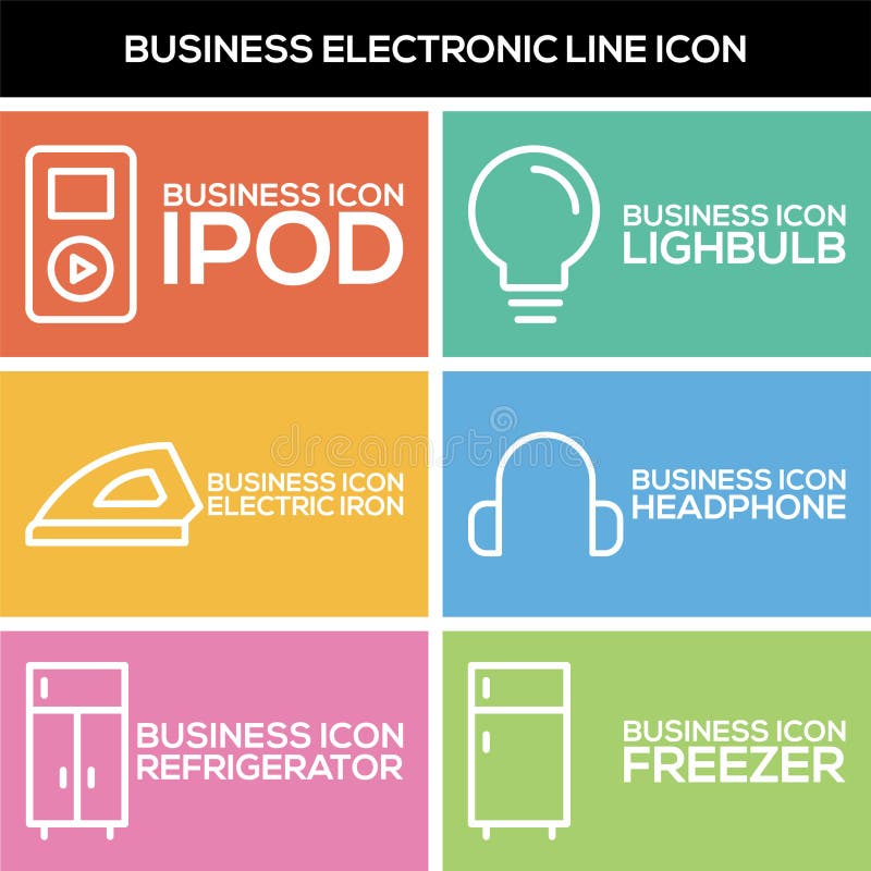 Electronic Icon Vector Illustration. Electronic Symbol for Your Website ...