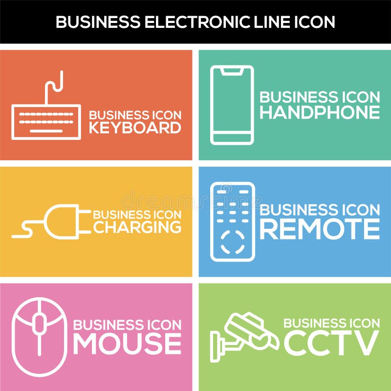 Electronic Icon Vector Illustration. Electronic Symbol for Your Website ...
