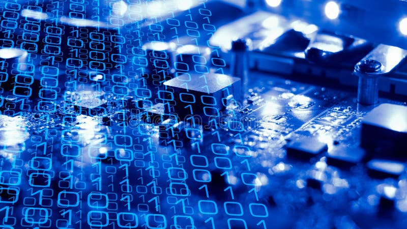 Electronic Innovation Cyber Attack Threats Stock Image - Image of ...