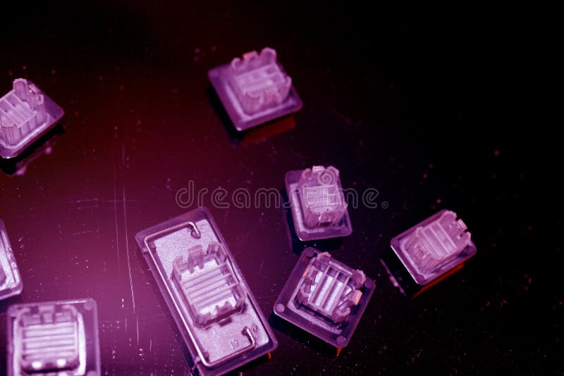 Electronic Inside Data Chips Buttons and Moore Stock Image - Image of ...