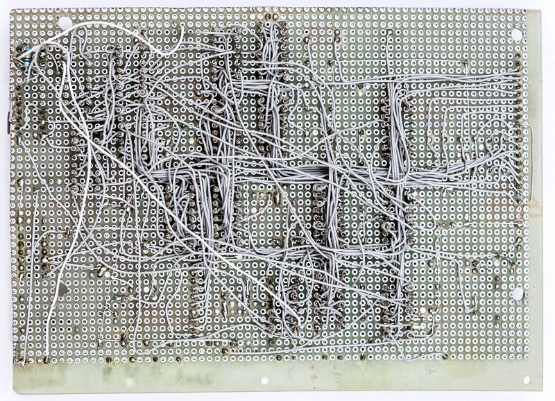 Electronic Integrated Circuit Stock Photo - Image of microchip, digital ...
